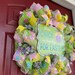 Easter Wreath, Easter Chick Wreath, Easter Decoration, Spring Wreath - Etsy