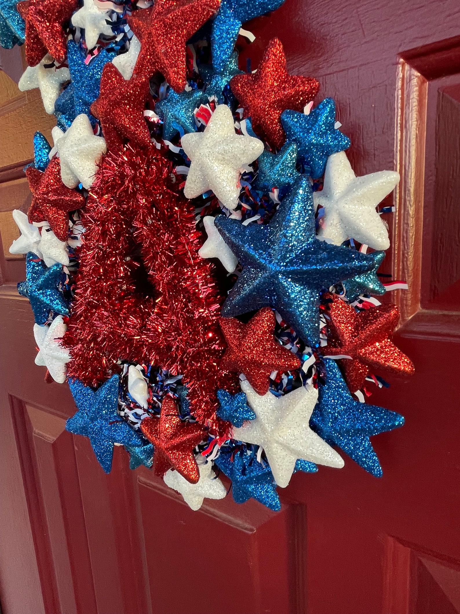 USA Patriotic Swag, July 4th, American Door Decor, America, Memorial ...
