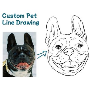 Custom Dog Sketch, Custom Dog Painting, Using Pet Photo, Personalized ...