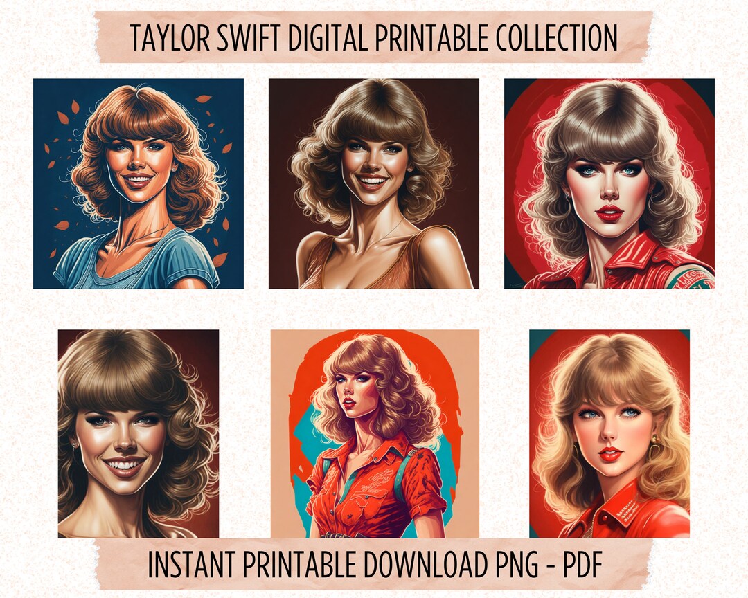 Taylor Swift Themed Digital Edition I Taylor Swift Poster - Etsy