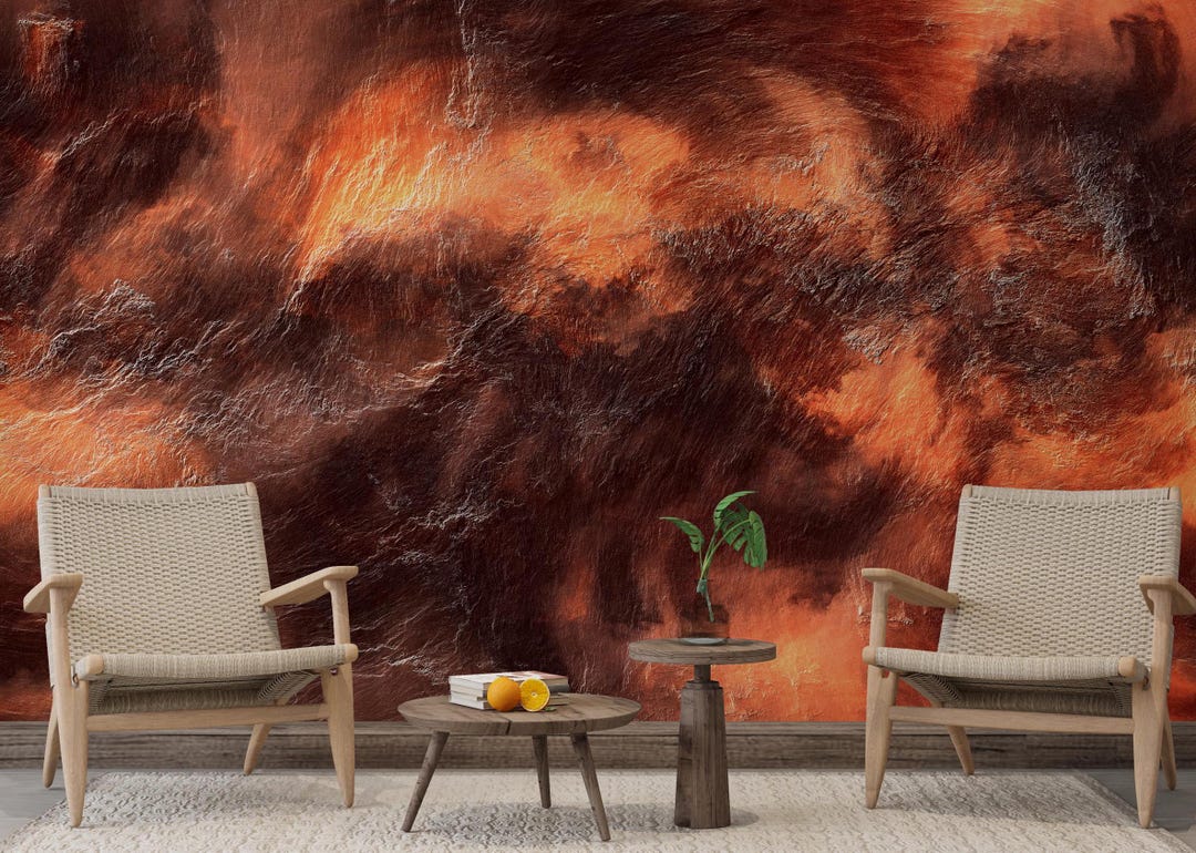 Leather Pattern Wallpaper, Brown Leather Look Pattern, Non-pasted ...