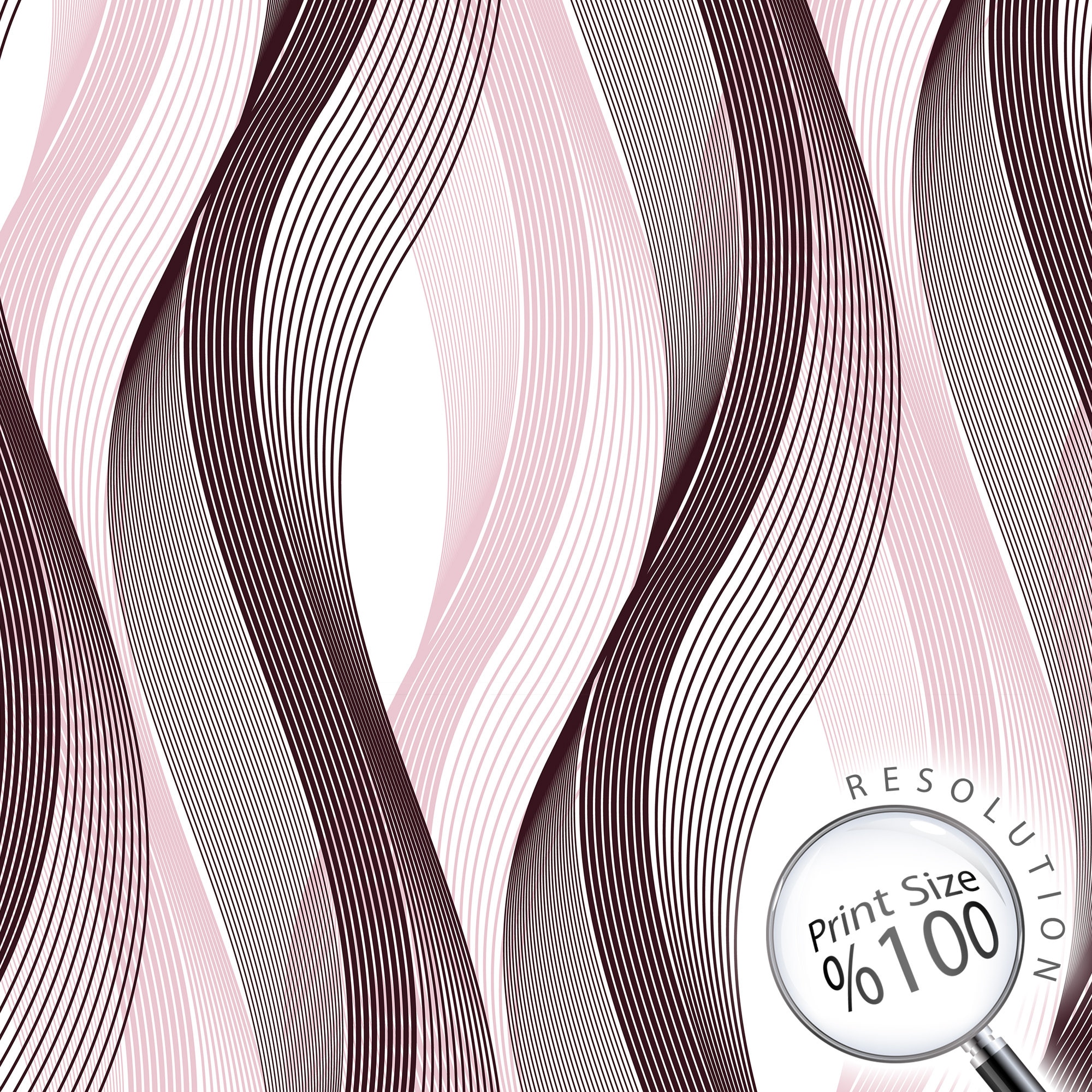Wavy Vertical Stripes Pattern Wallpaper, 3d Geometric, Zigzag Pattern ...