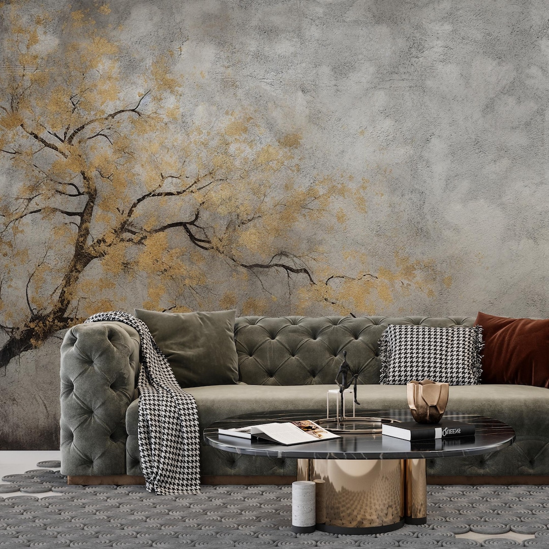 Tree Branch Wallpaper, Tropical Wallpaper, Delicate Branches and ...