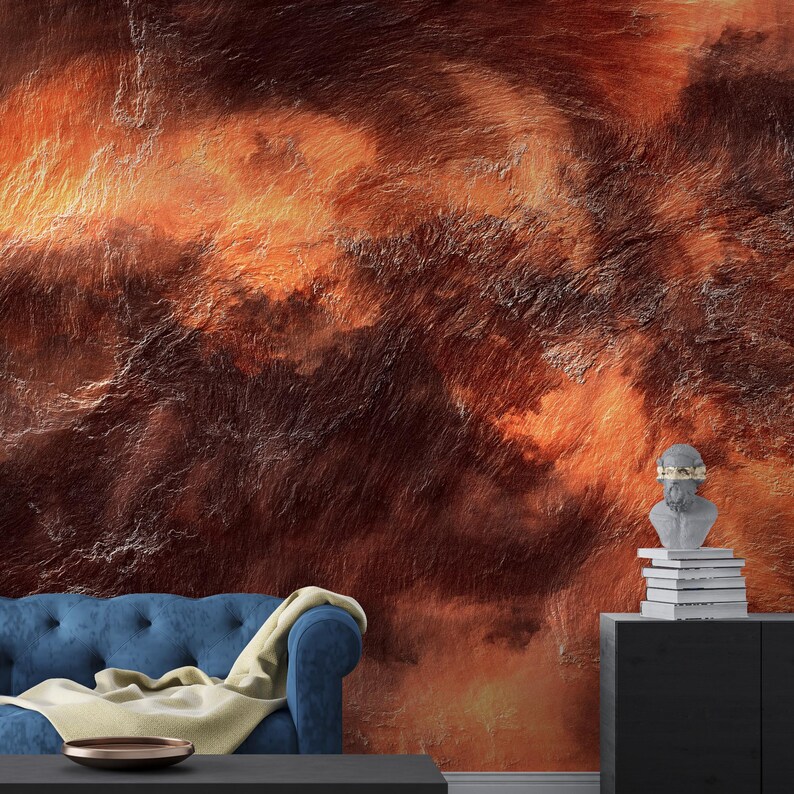 Leather Pattern Wallpaper, Brown Leather Look Pattern, Non-pasted ...