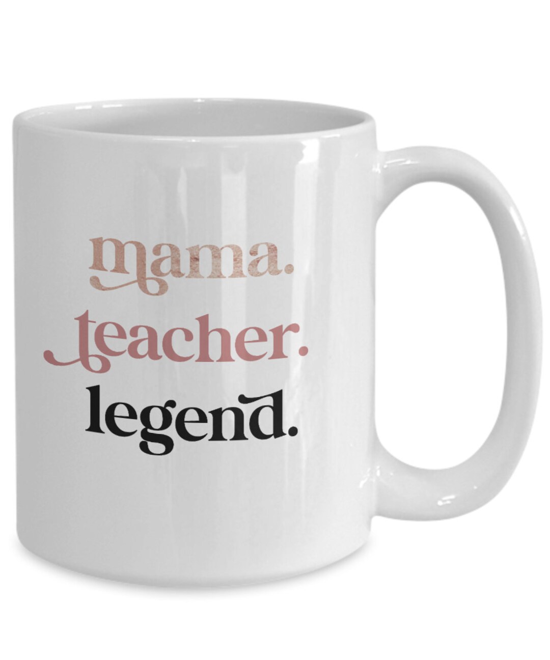 Teacher Appreciation Gift, Teacher Mom Gift, Mama Teacher Legend Mug ...