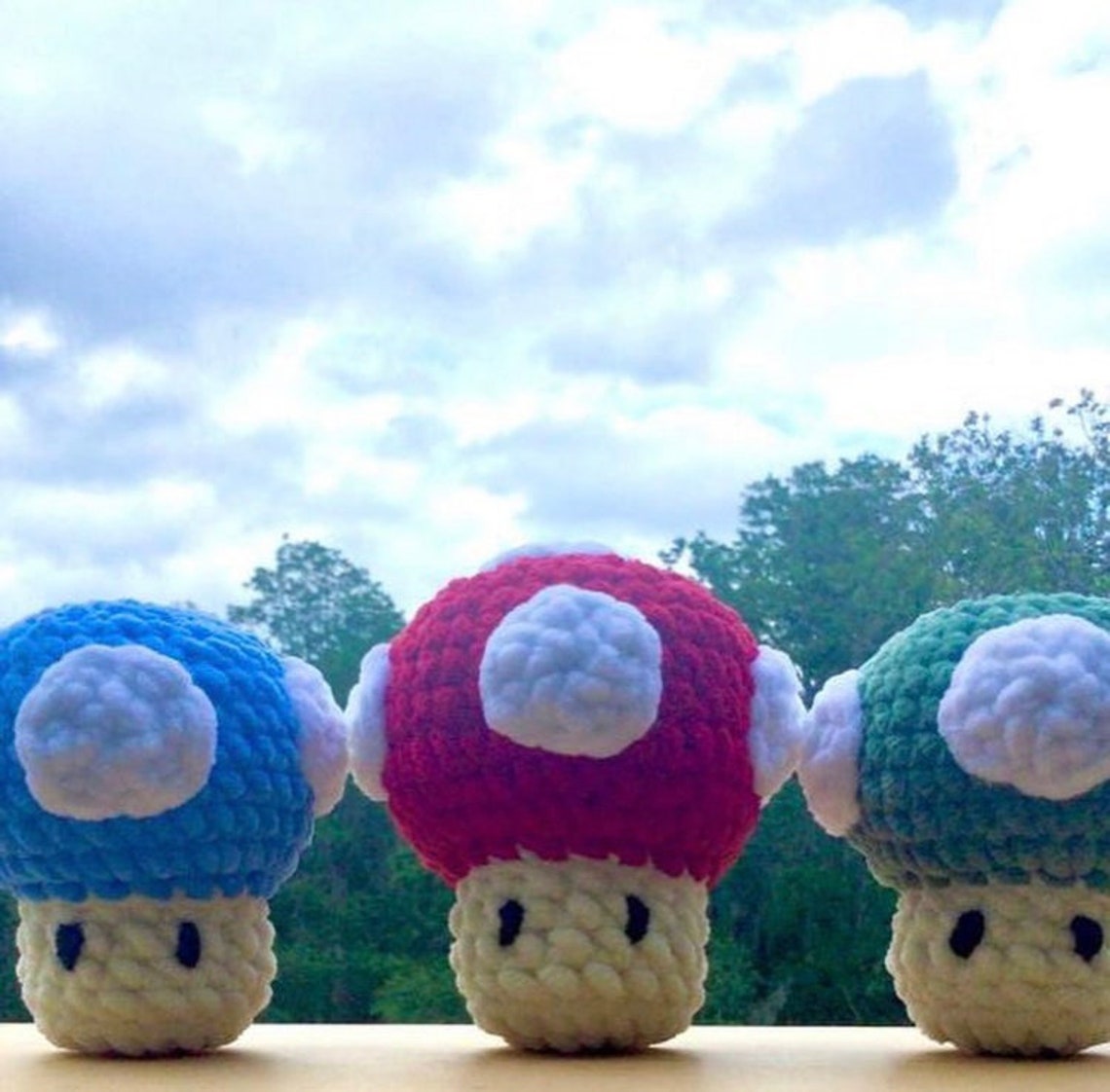 Mario Mushroom Crochet Pattern Mushroom Plush Toadstool - Etsy