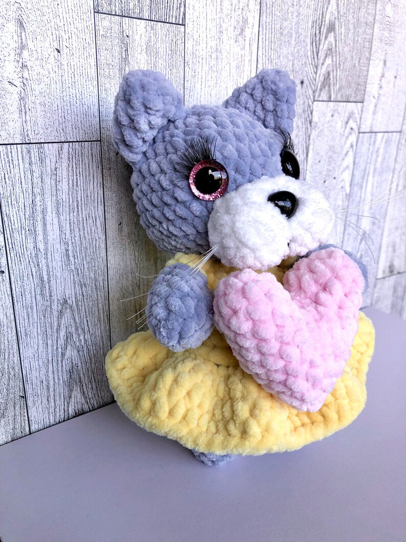 Crochet Cat Pattern. Crochet Cat Girl Pattern. Crochet Cat. Sally the ...