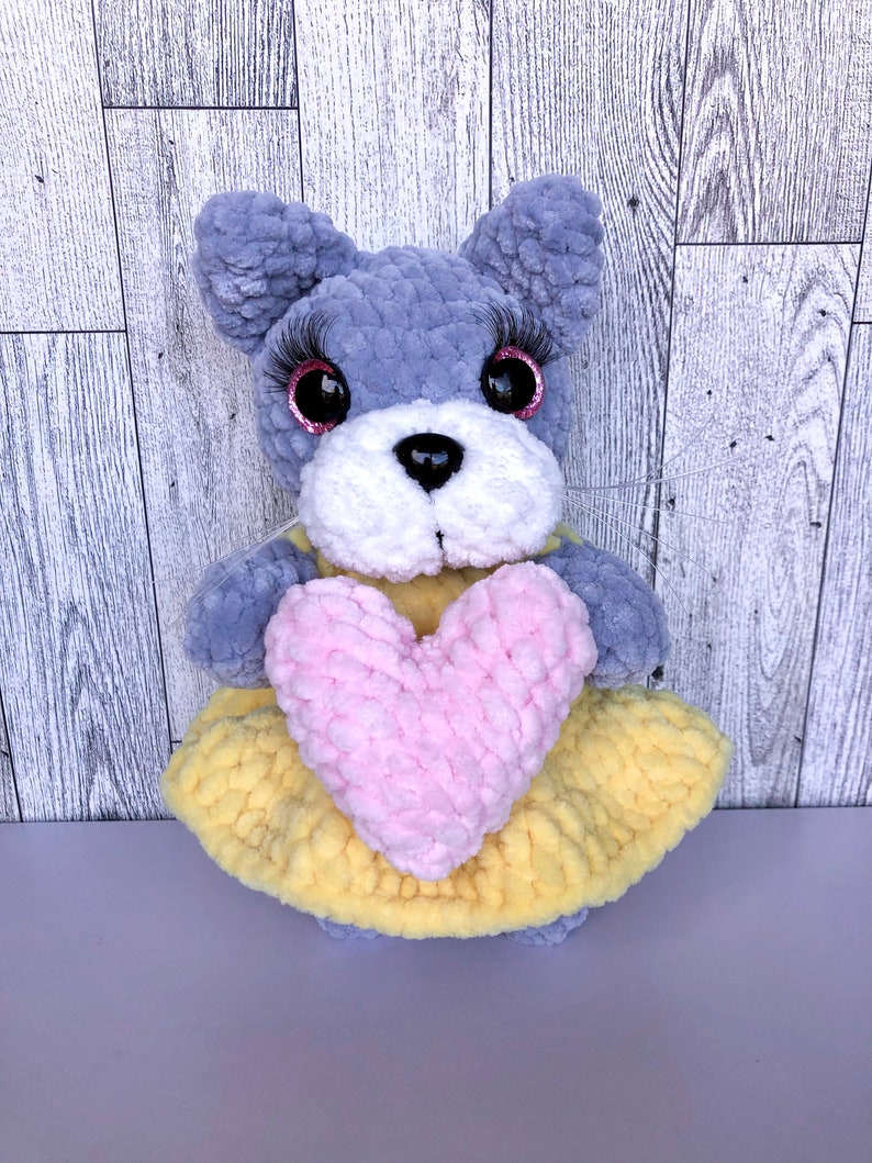 Crochet Cat Pattern. Crochet Cat Girl Pattern. Crochet Cat. Sally the ...