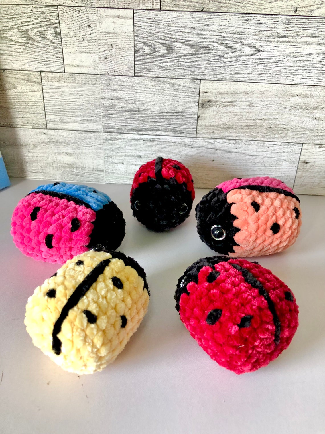 Ladybug No-sew Crochet Pattern Plush Ladybug Stuffed Animal Amigurumi ...