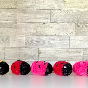 Ladybug No-sew Crochet Pattern Plush Ladybug Stuffed Animal Amigurumi ...