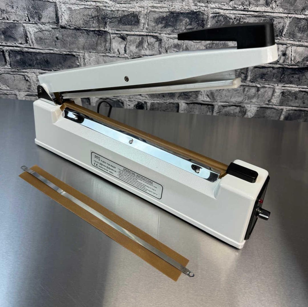 12" PFS-300 Professional Impulse Heat Sealer With 6MM & 8MM Seal Wires ...