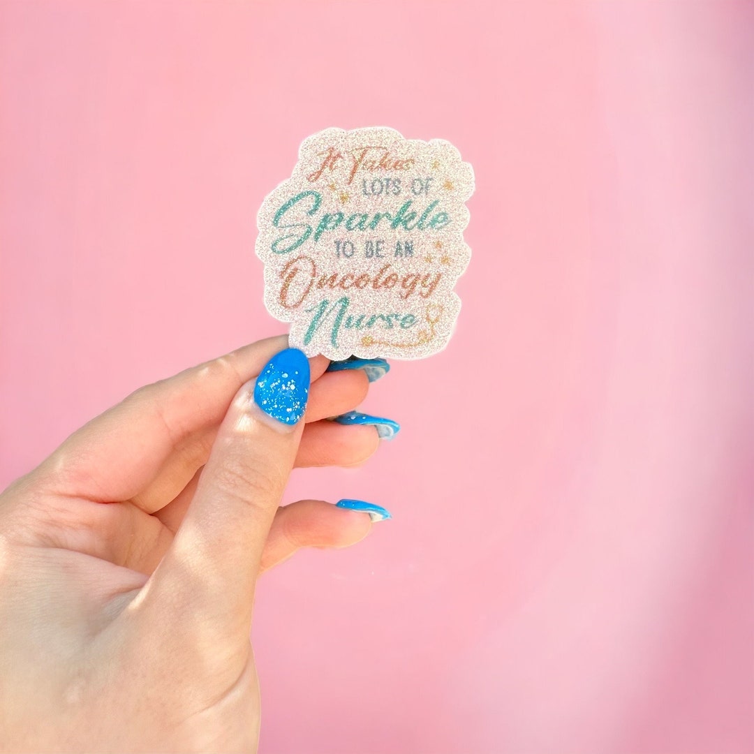 Oncology Nurse Sticker | Healthcare Sticker | Paper Sticker | Custom ...