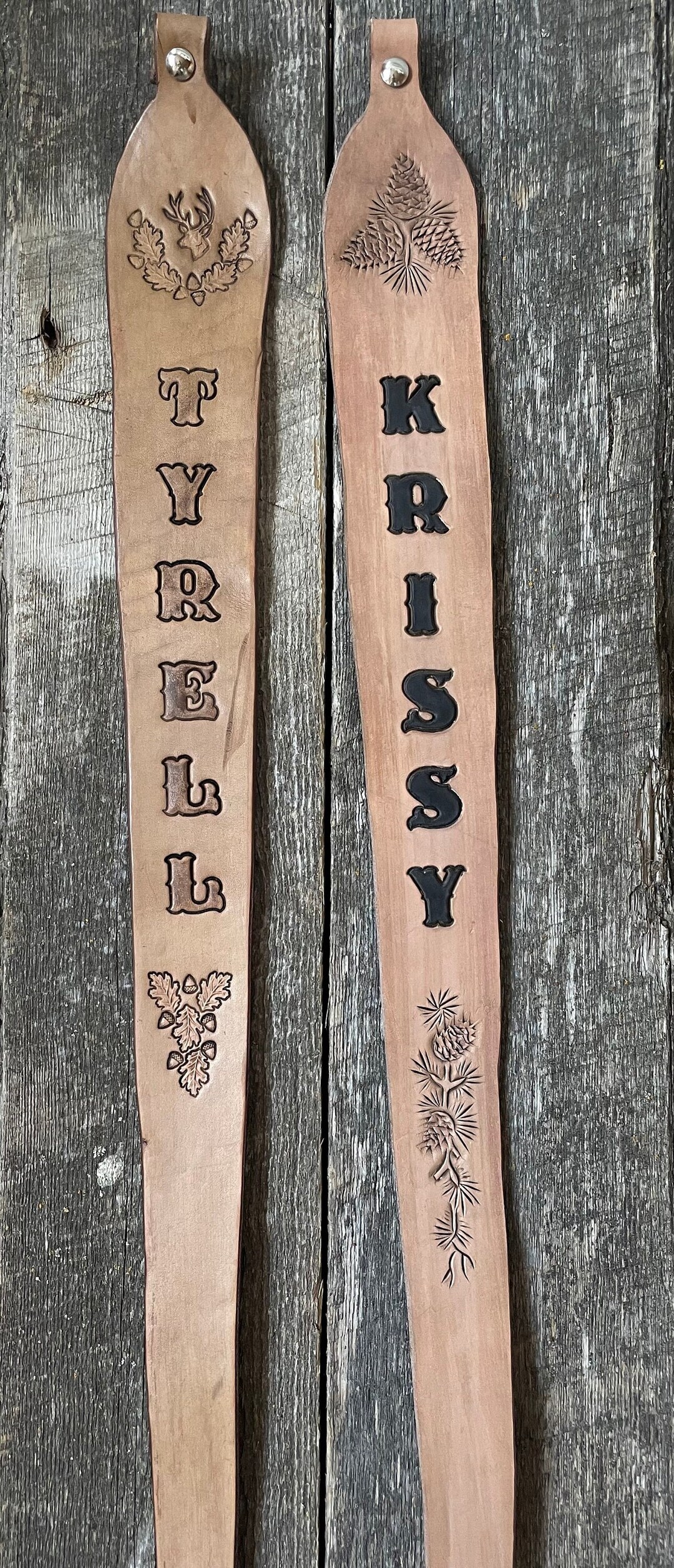 Leather Rifle Strap - Etsy