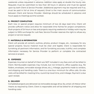 Light Brown Elegant Contract - Etsy