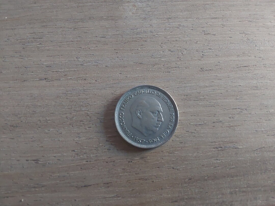 25 PESETAS COIN - Etsy