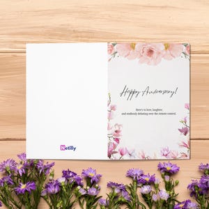 Romantic Printable Card for Couples, Instant Love Postcard Download ...