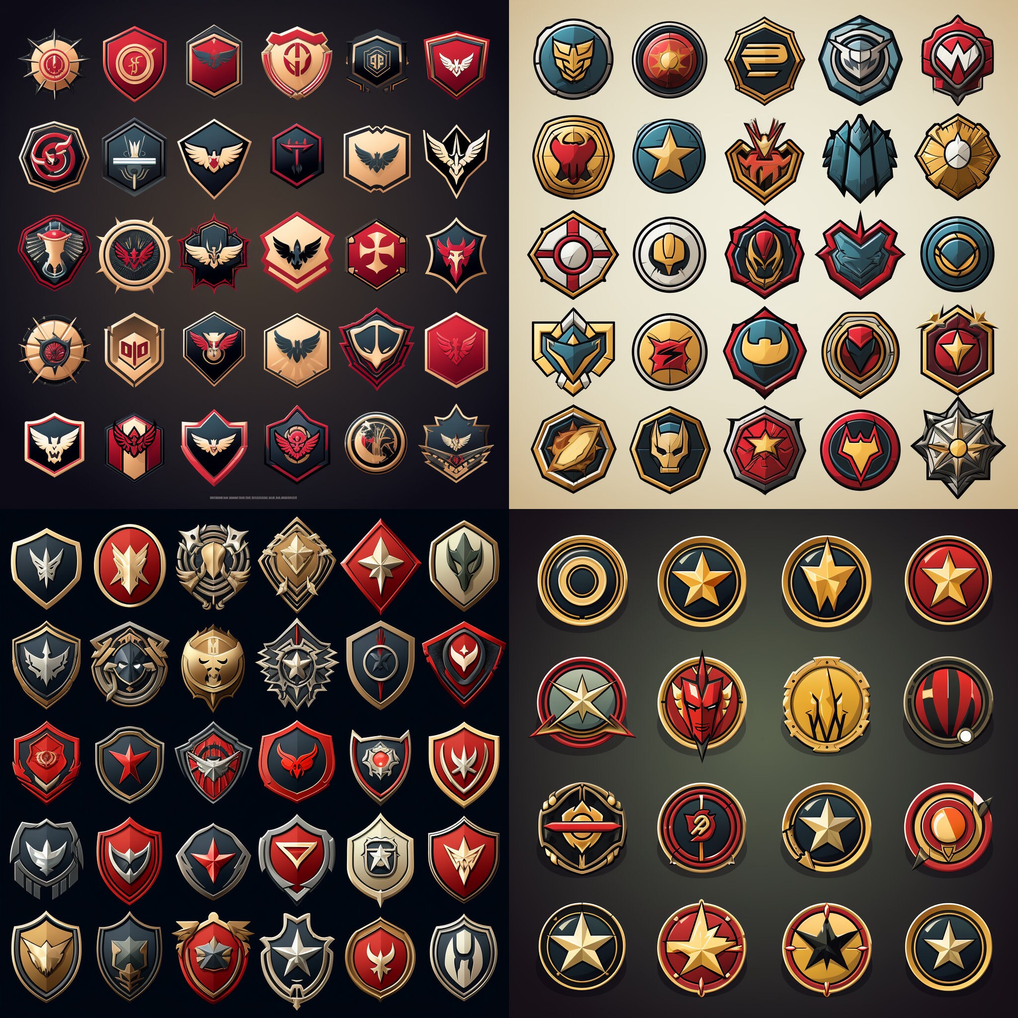 Super Hero Icon and Emblem Super Pack - Etsy