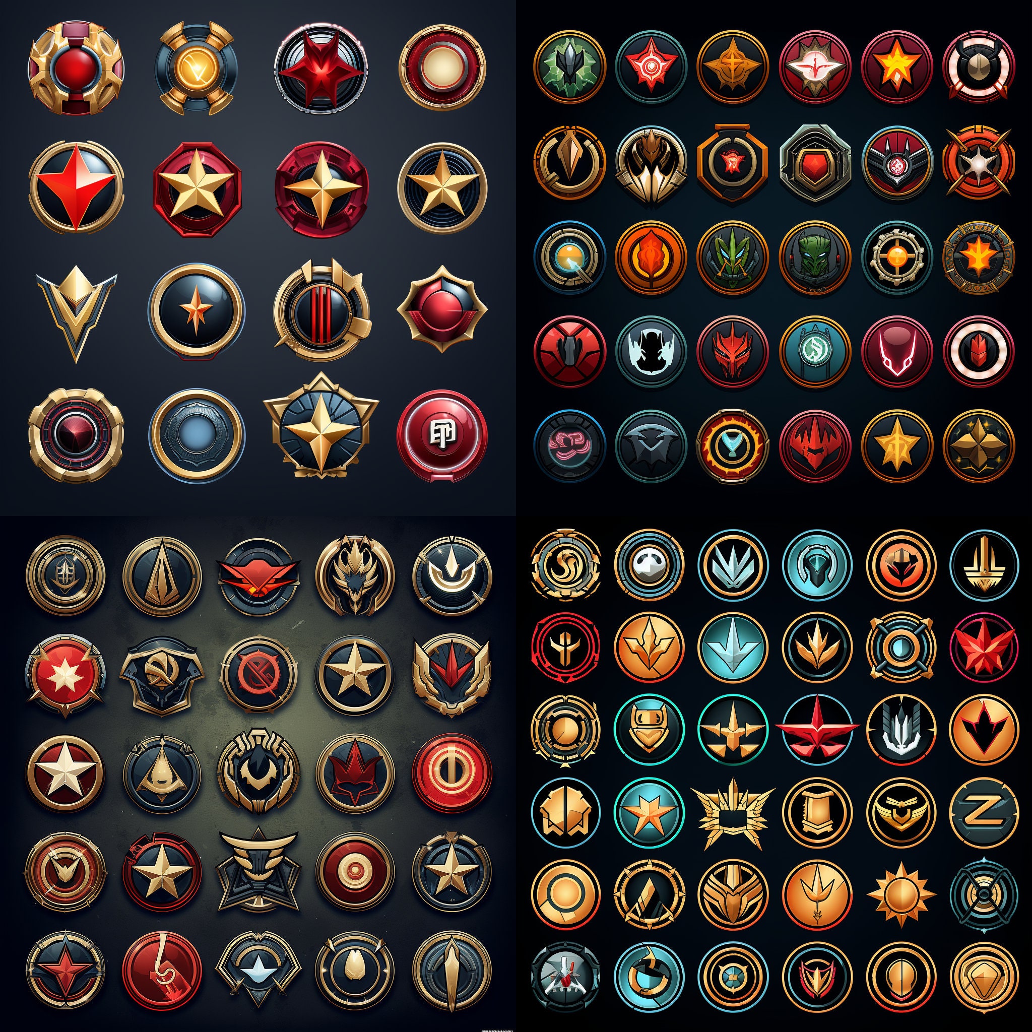 Super Hero Icon and Emblem Super Pack - Etsy