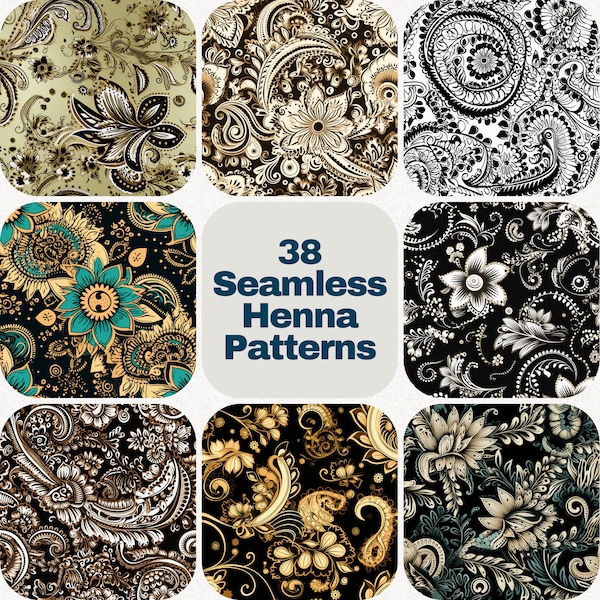 Henna Patterns - Etsy