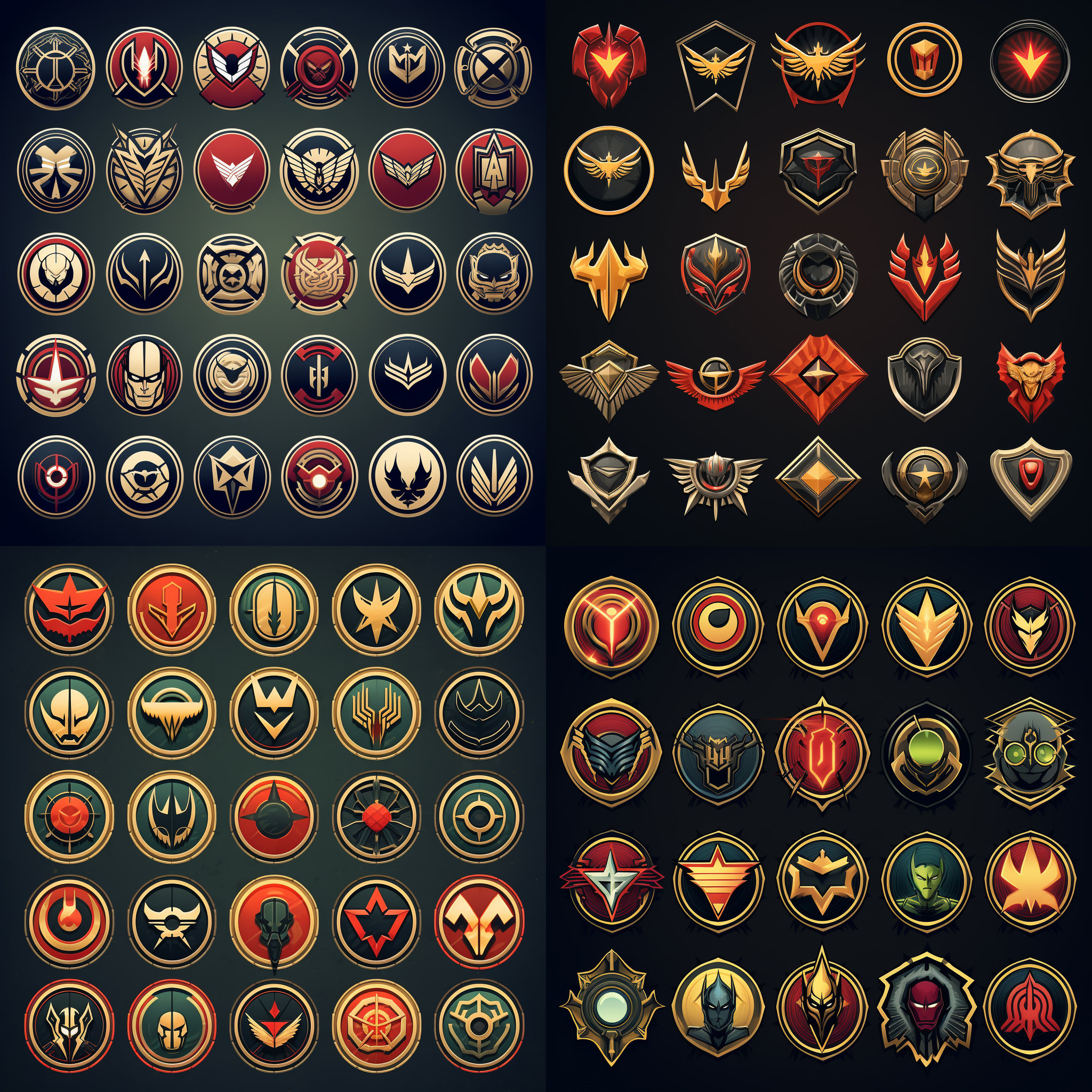 Super Hero Icon and Emblem Super Pack - Etsy
