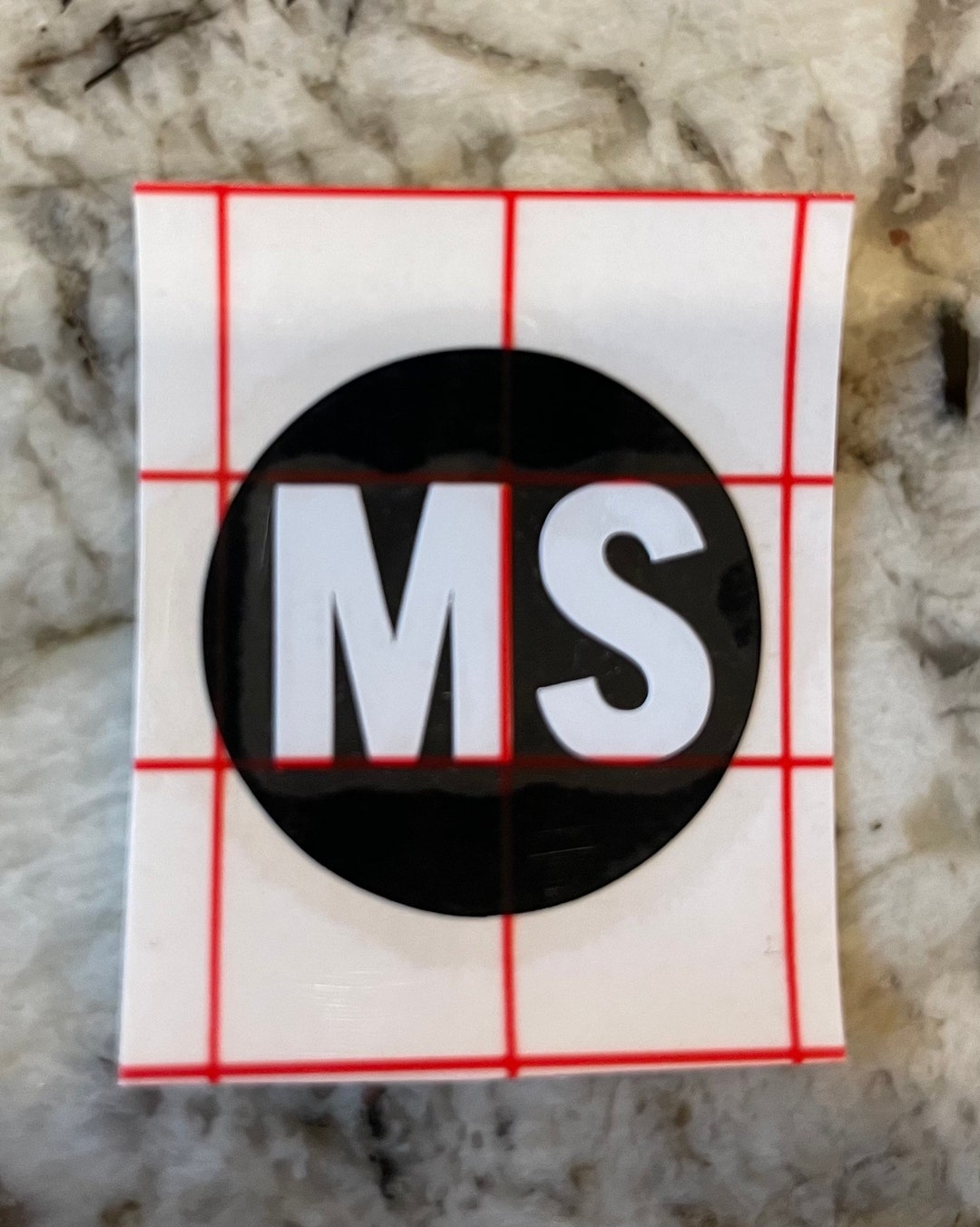 Pickleball Paddle Butt Cap Monogram Decal - Pickleball Paddle Initial ...