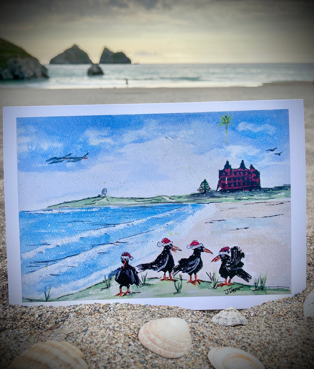 Cornish Christmas Card - Etsy