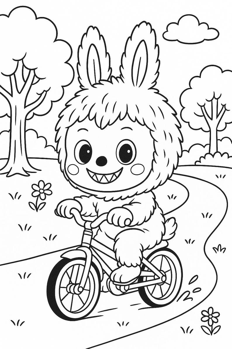 Colour Your Labubu | 20 Labubu Colouring Pages | Kids & Adults ...