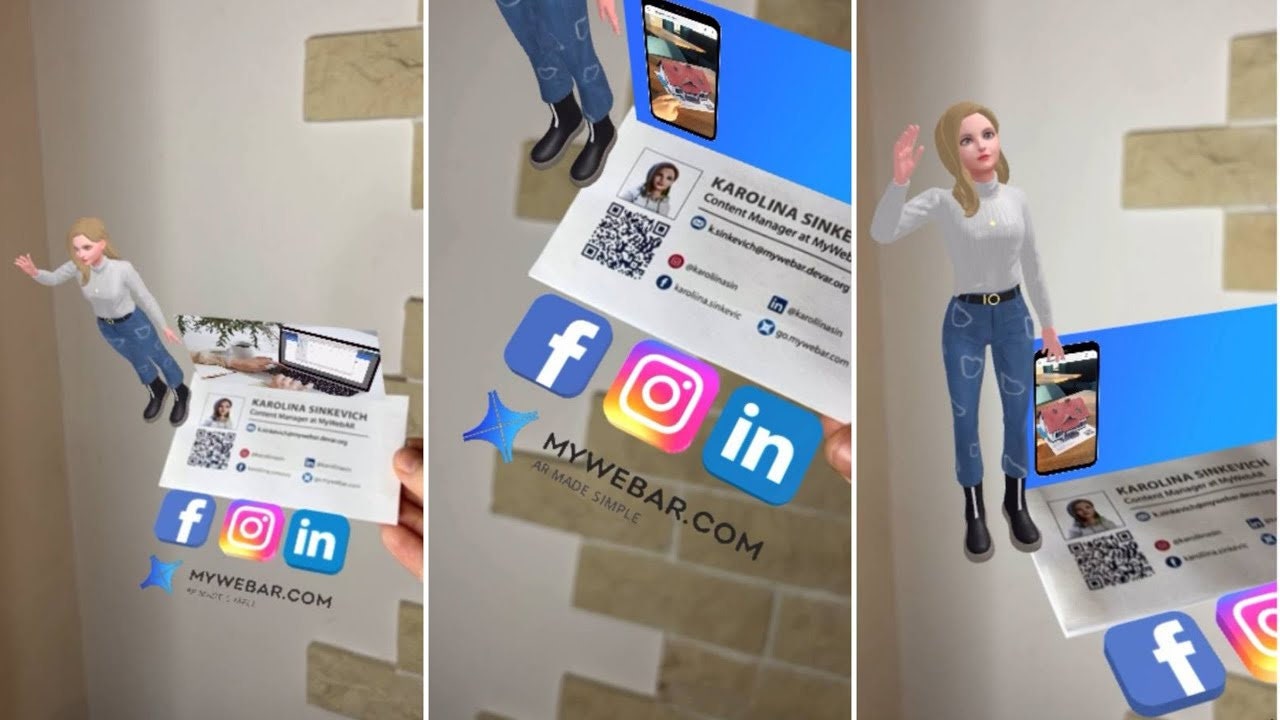 Augmented Reality Business Card - Etsy Israel
