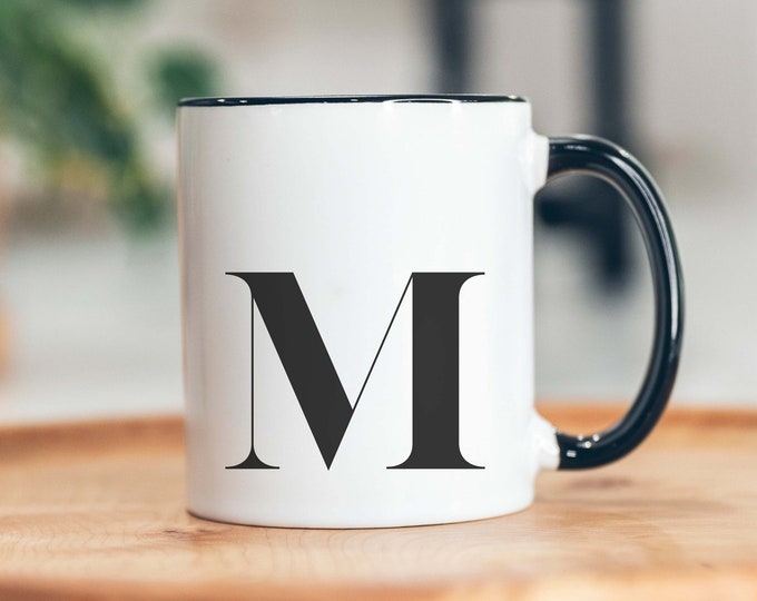 Personal Mug Custom Text Mug Customized Mug Farmhouse Monogram Mug ...