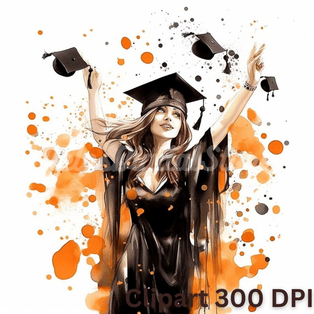 Graduation Clipart, College Clipart, Degree Clipart, 32 High Quality ...