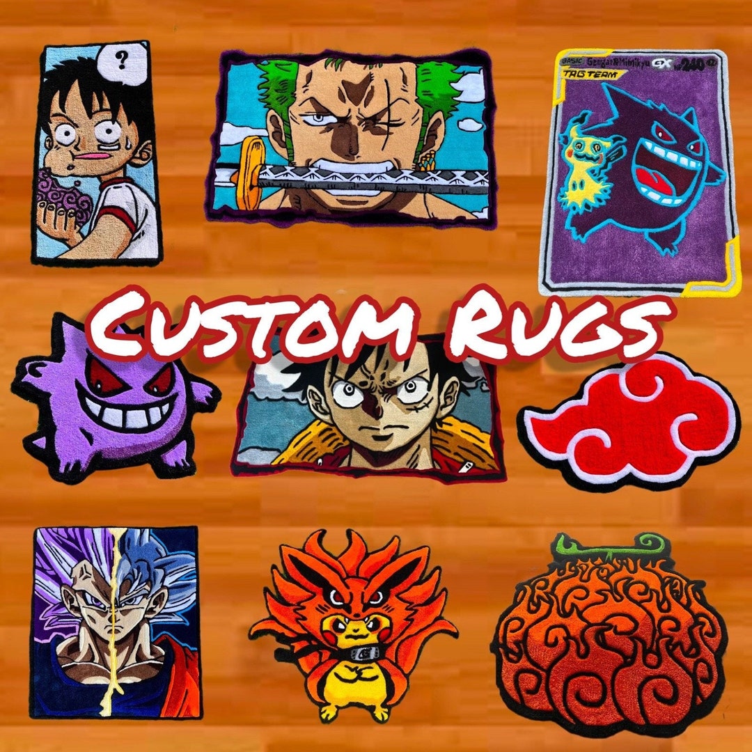 Custom Rug, Handmade Rug, Tufted Rug, Anime Rug, Gamer Rug, Floor Rug ...