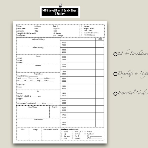 Huddle Report Sheet - Etsy