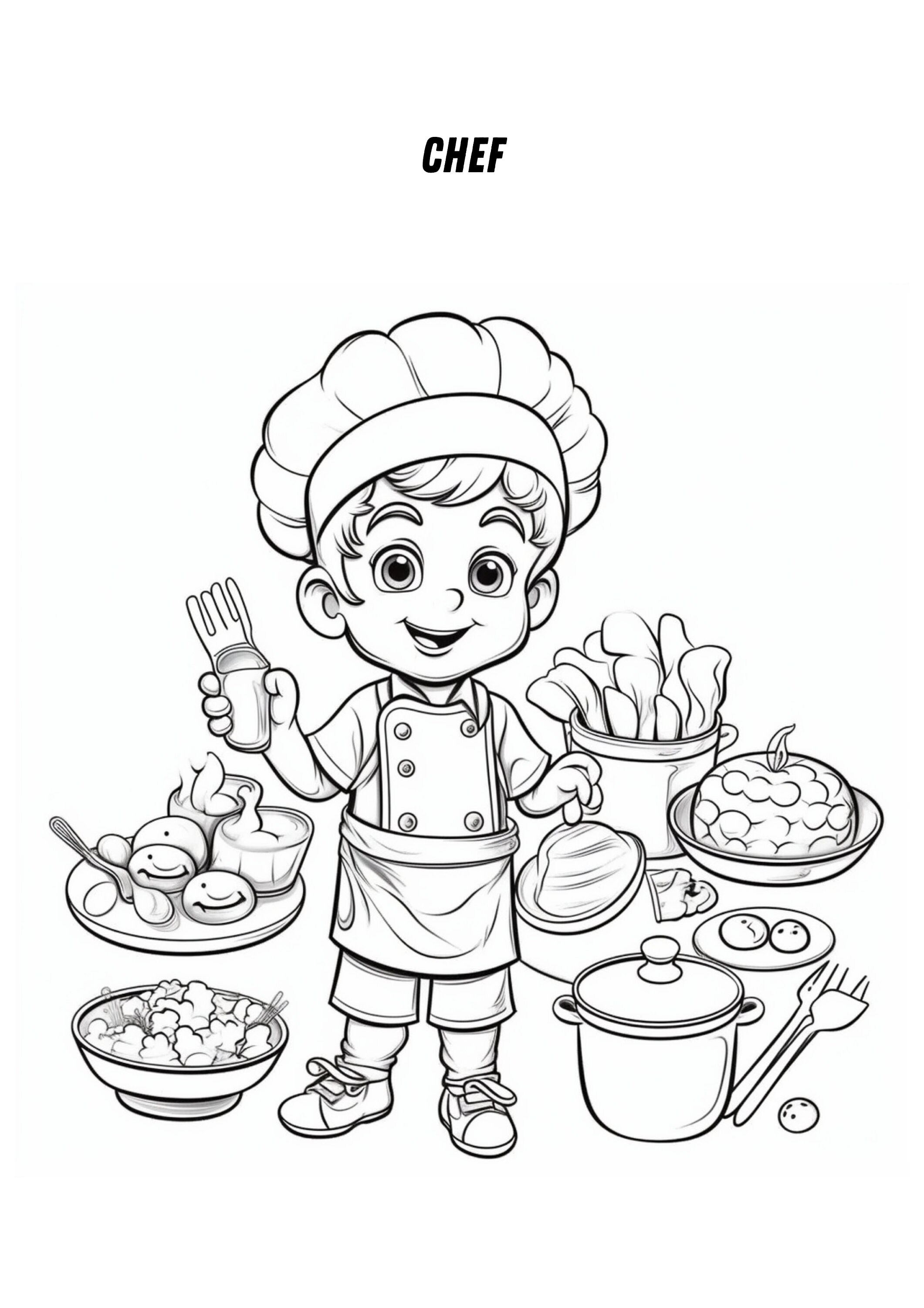 21 Jobs Printable Digital Coloring Pages Made for Kids Perfect Kids ...