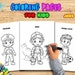 21 Jobs Printable Digital Coloring Pages Made for Kids Perfect Kids ...