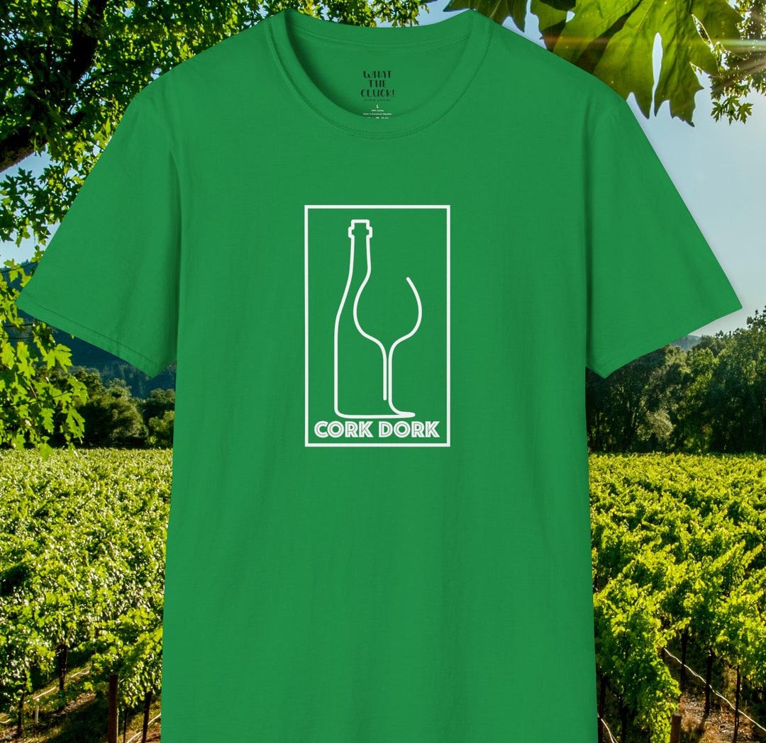 Cork Dork T-shirt: Softstyle Unisex Wine Lover Tee - Etsy