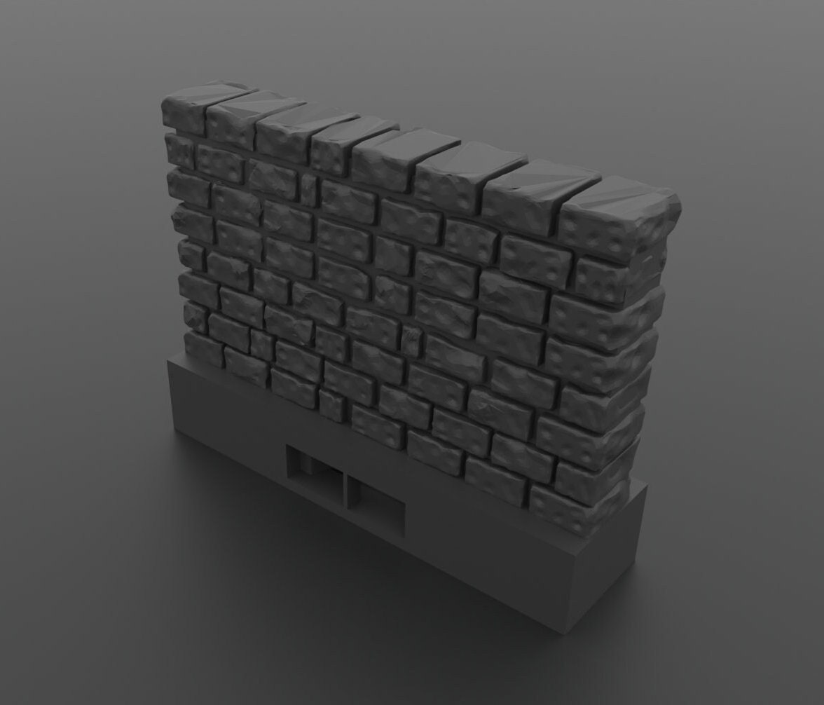 Dungeon Tile Set For 3d Printing 5 Object In Stl Format Etsy