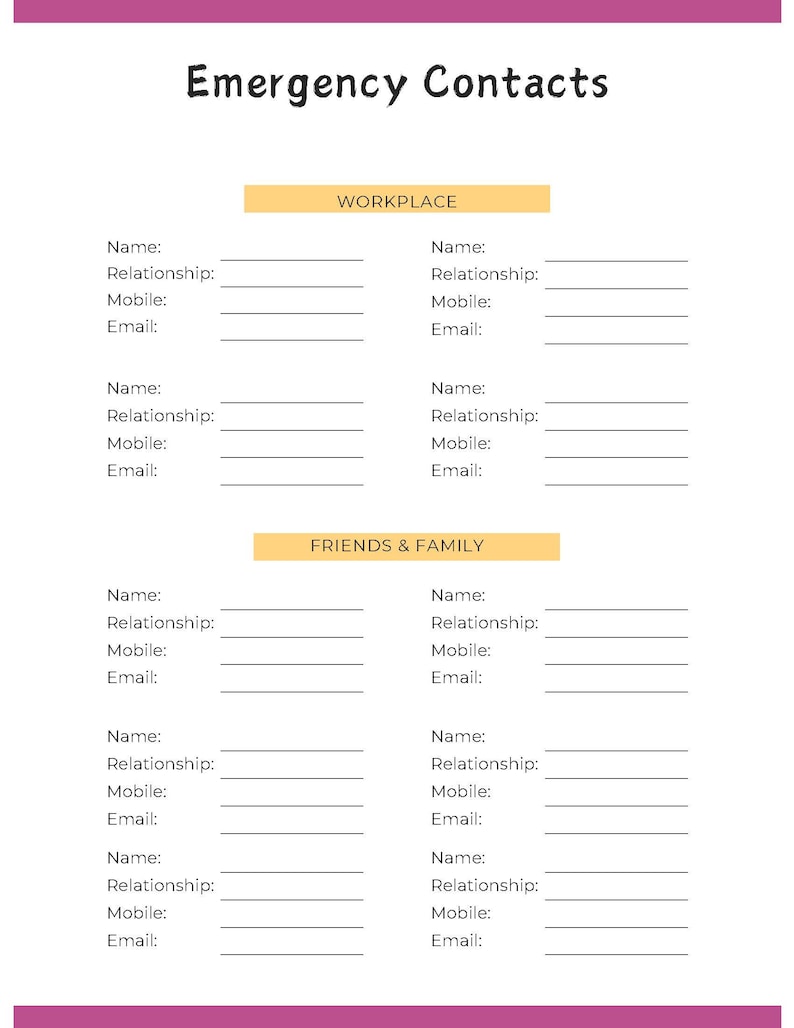 Ultimate Family Home Management Planner - Etsy