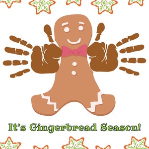 Christmas Handprint Craft Bundle, Christmas Handprint Art, DIY Craft ...