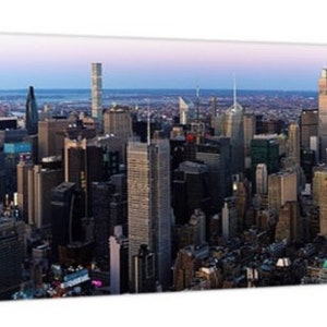 Magical Manhattan Skyline at Dusk Frame Art Photography - Etsy