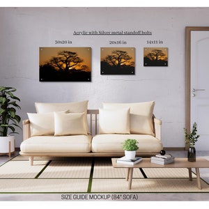 African Baobab Sunset Wall Art Photography - Etsy