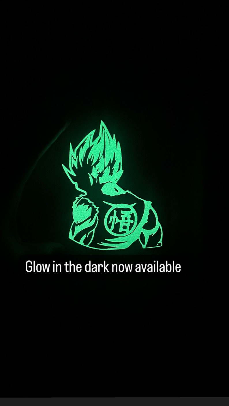 Vinyl Decal Super Saiyan Goku Back Decal Waterproof, Permanent , Car ...