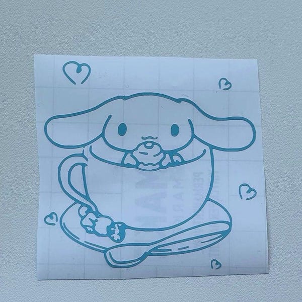 Cute Car Sticker Cinnamon Roll - Etsy