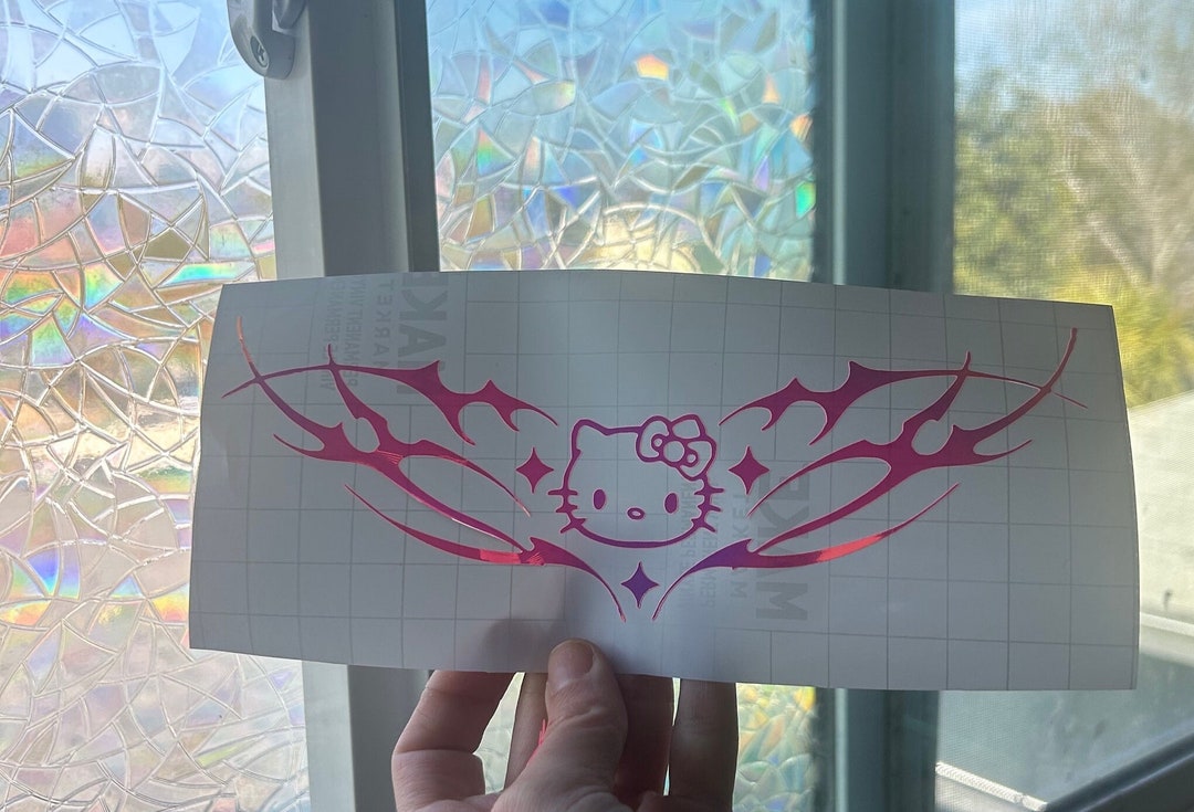 Free Shipping Y2K Hello Kitty Tramp Stamp Tribal Decal Sticker - Etsy ...