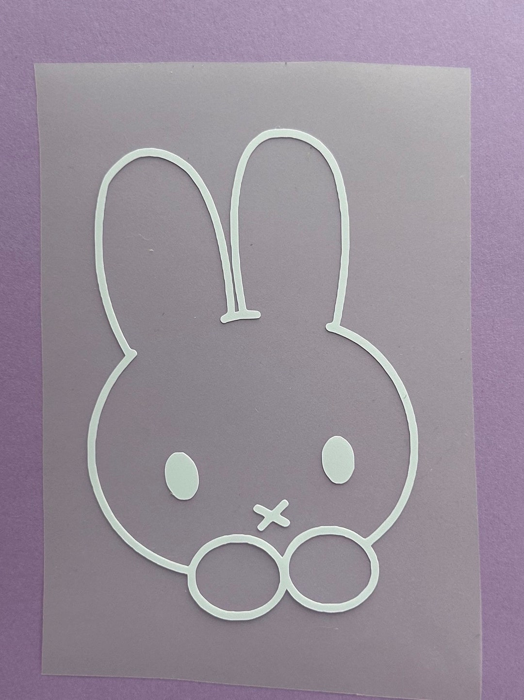 Free Shipping Cute Miffy Decal Girl Fun Cute Decal Car Window Mirror ...