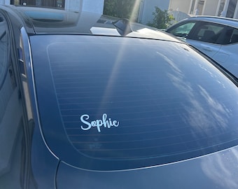Name Sticker, Vinyl Name Decal, Vinyl Letters, Choose Your Font/text ...