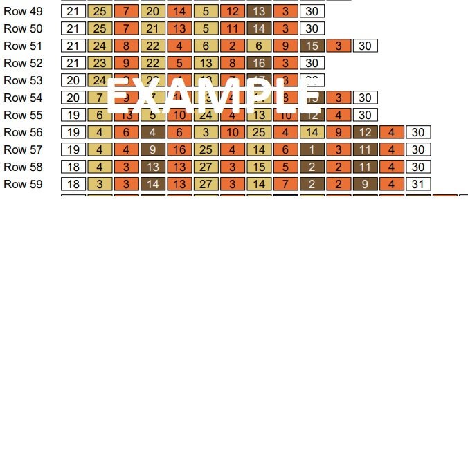 Crochet Pattern Graph for Graphgan Baby Lion - Etsy