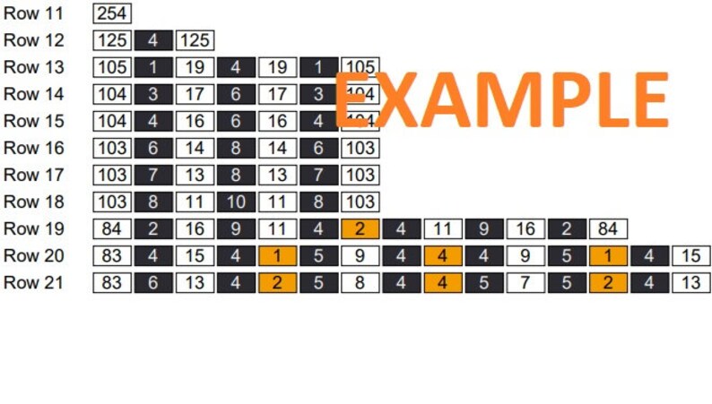 Crochet Pattern Graph for Graphgan Sunflower - Etsy