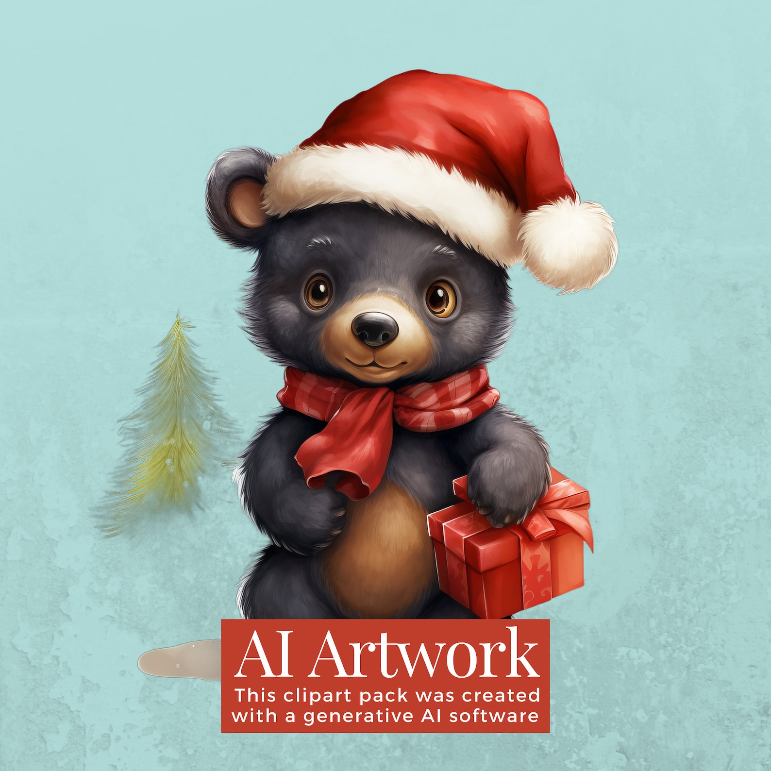 30 Forest Animals Christmas Clipart Pack INSTANT DOWNLOAD - Etsy