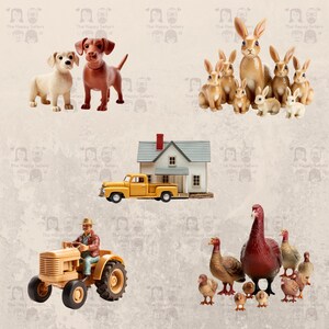 20 on the Farm Clipart Pack INSTANT DOWNLOAD 20 Charming Farm ...
