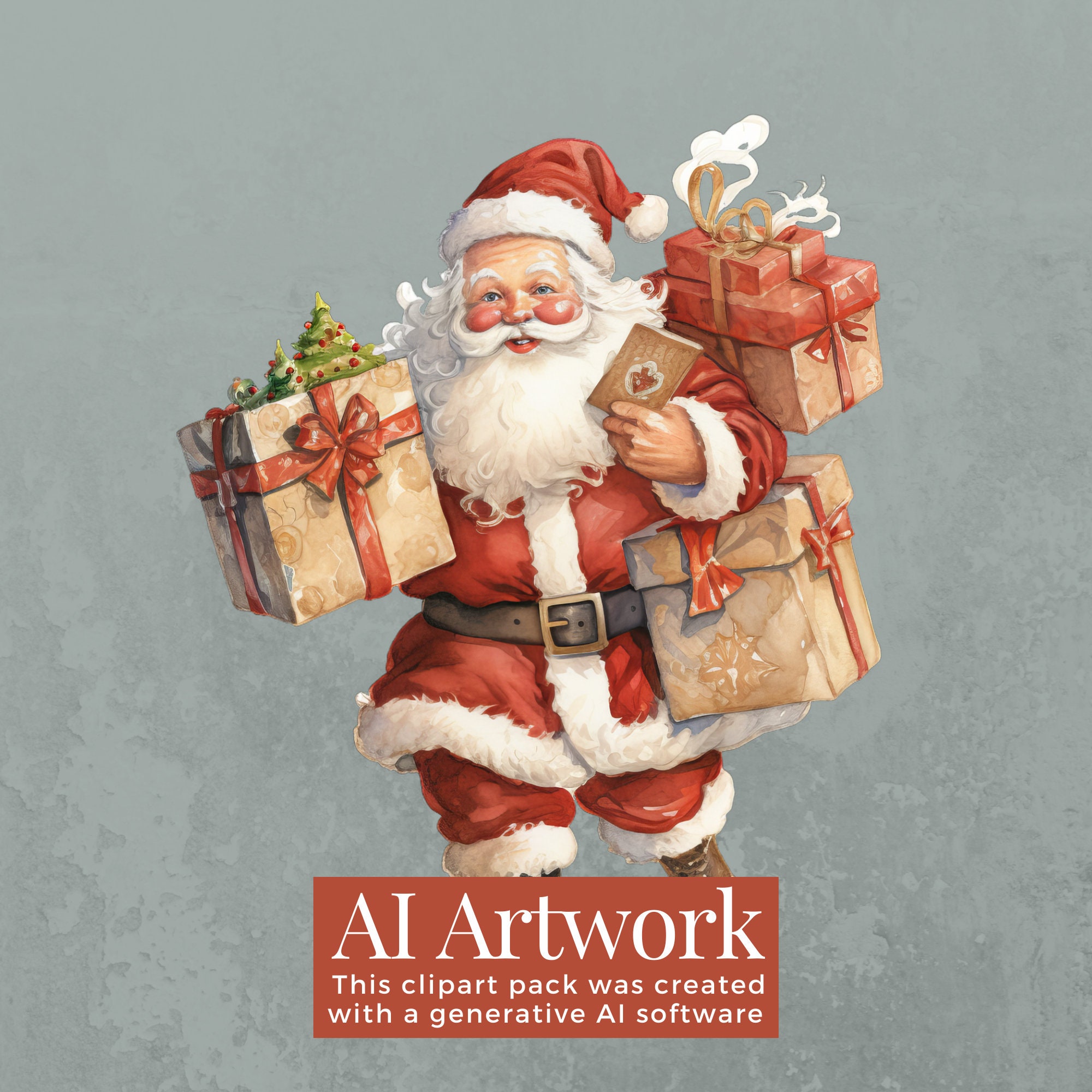 10 Christmas Season Clipart Pack INSTANT DOWNLOAD 10 Festive Holiday ...